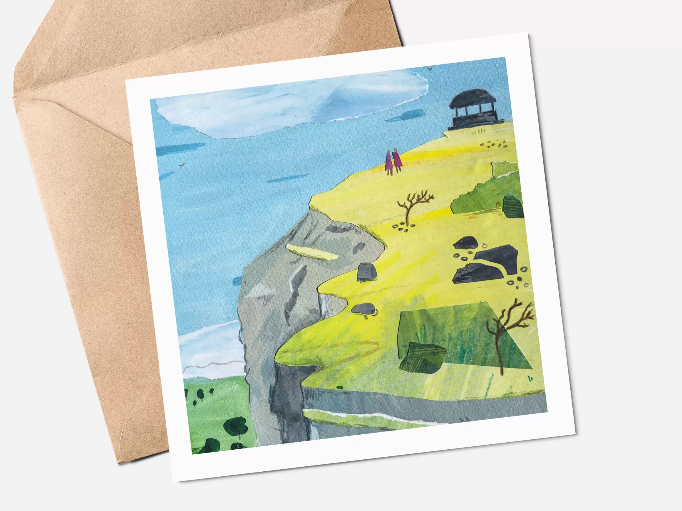 Scout Scar Greetings Card - Maia Media